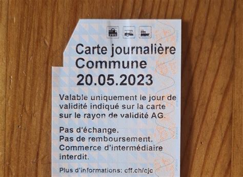 Tageskarte 20052023 Sbb Cff Ffs Ga Ag Kaufen Auf Ricardo