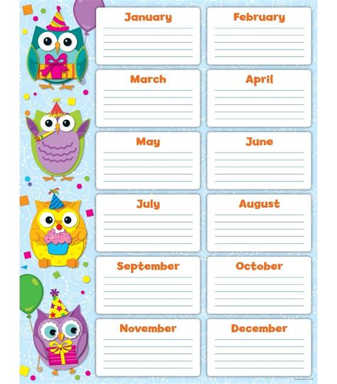 Discover 24 Birthday Calendar And Birthday Chart Classroom Ideas