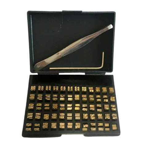 120pcs 2315mm Hot Stamp Pper Letters Thermal Ribbon Printing Font