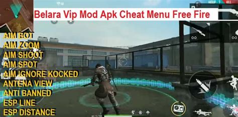 Belara Vip Free Fire Mod Apk Cheat Menu Ff Terbaru