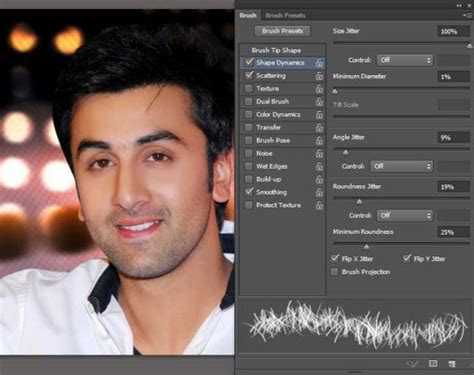 How To Create Facial Hair In Photoshop With Grass Brush Tool