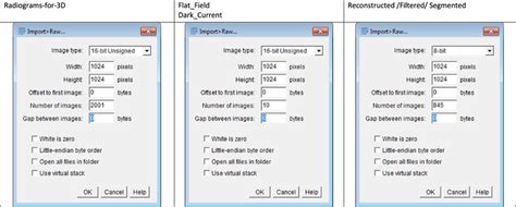 Data Viewing Parameters In Imagej Download Scientific Diagram