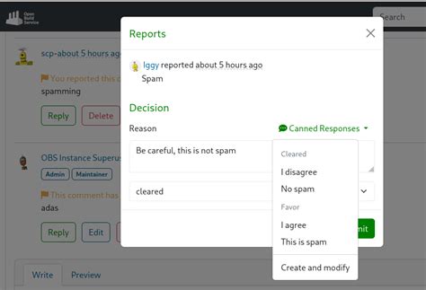 Enhancements In OBS Content Moderation Canned Responses User Insights