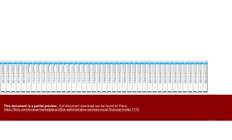 Office Administrative Services Excel Financial Model Template Excel Xls
