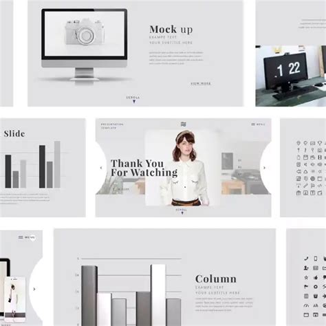 قالب پاورپوینت ساده و شیک Grey زود ادیت