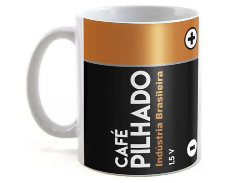 Caneca Café Pilhado Personaliz