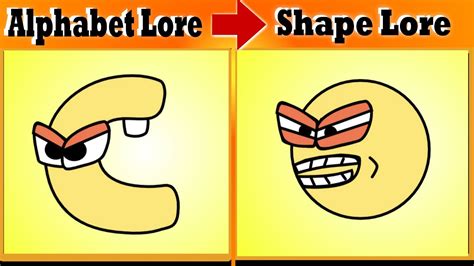 Alphabet Lore Lower Case Versus Shape Lore Band Comparison 1 10 Meme Youtube