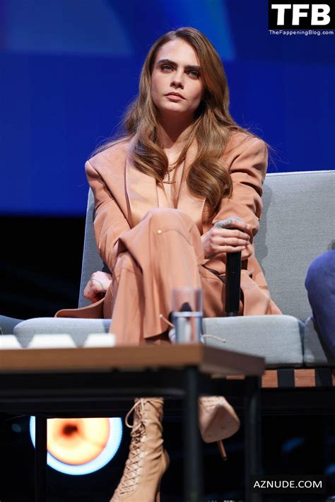 Cara Delevingne Sexy Seen Flaunting Her Hot Figure At The Mipcom