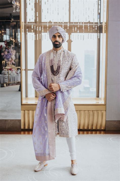 Pastel Shaded Lilac Sherwani Sherwani Vintage Outfits Cargo Pants Men