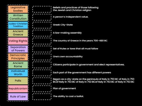 Benchmark 1 1 Civics Eoc Match Up