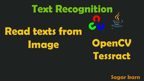 Java Text Recognition How To Read Text From Images Tessract Open Cv Youtube