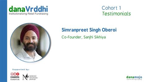 Simranpreet Singh Oberoi Co Founder Sanjhi Sikhiya Youtube
