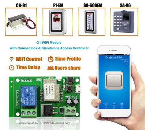 WiFi Access Control Module Support APP 2G 3G 4G To Unlock OEM Manufacturer S4A Access Control
