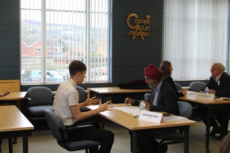 Young Chamber Sponsors Help Students At Castell Alun High School To