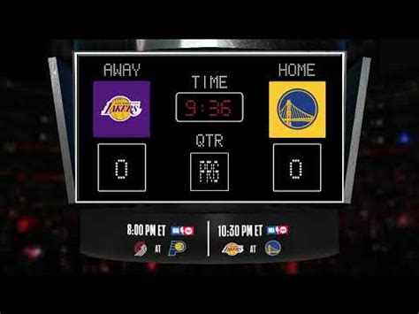 Lakers Warriors LIVE Scoreboard Join The Conversation Catch All