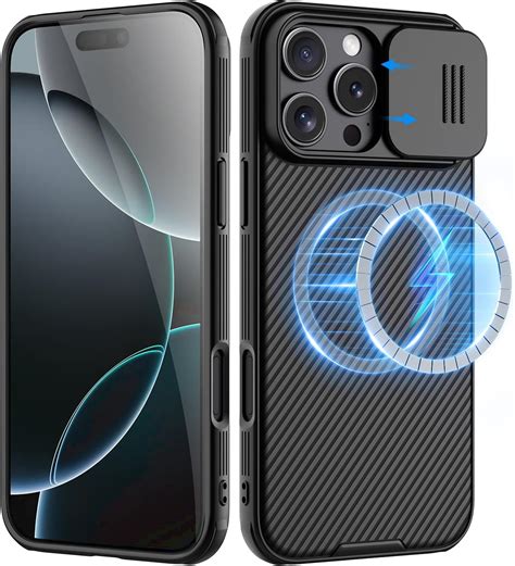 Nillkin Coque Pour Iphone 16 Pro Coque Camshield Pro Avec Protection Dappareil Photo Pare