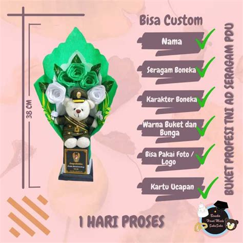 Buket Boneka Pdu Tni Ad Tni Al Tni Au Polisi Bhayangkari
