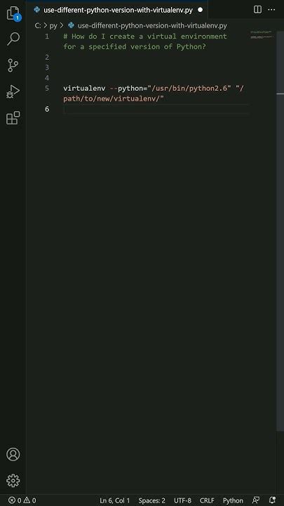 use different python version with virtualenv youtube
