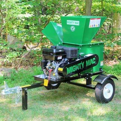 Mighty Mac 4 5 420cc Tow Behind Chipper Shredder W Electric Start