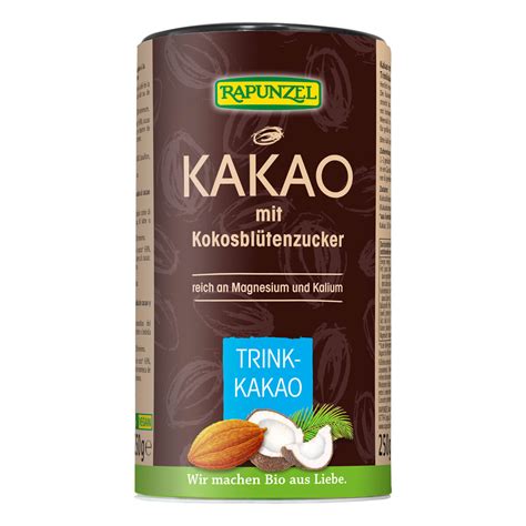 Rapunzel Kakao mit Kokosblütenzucker g