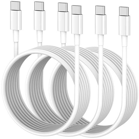 Usb C To Usb C Cable Ft Pack W Usb C Charger Cable Fast Charging Type C Cable Usb C Cord