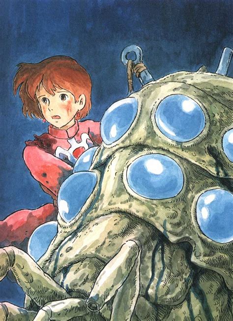 Generación GHIBLI Ilustraciones a acuarela de Nausicaä del Valle del
