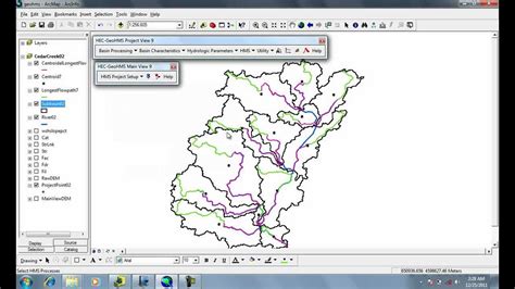 Arcgis Hec Geohms Hms Inputs Parameters 10 Of 24 Youtube