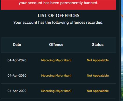 3x macroing major bans on the same account botting and bans osbot