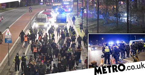 Bristol Kill The Bill Protesters Sit Down On Motorway And Block