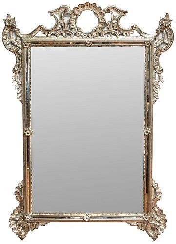 Venetian Baroque Style Silvered Wood Mirror Sold At Auction On 21st