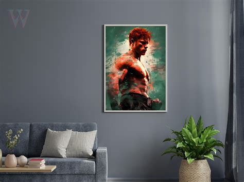 Canelo Alvarez Poster Boxing Wall Art Saul Canelo Alvarez Print