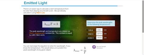 Solved What Is The Excel Syntax For Wiens Law Formula I