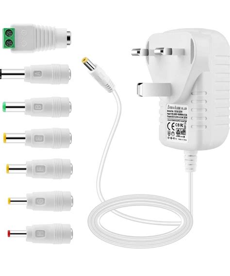 EFISH 12V 3A 36W Power Supply AC To DC Adapter EFISH Power Supply With 7 Selectable Adapter