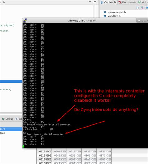 zynq uart interrupts issue fpga digilent forum