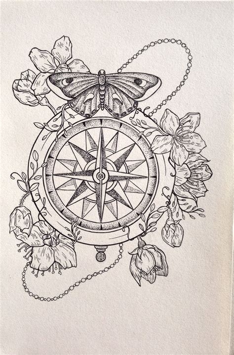 Drafting Compass Tattoo 50 Compass Tattoo Designs That Evoke Your