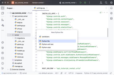 Django Rest Framework Api Pycharm