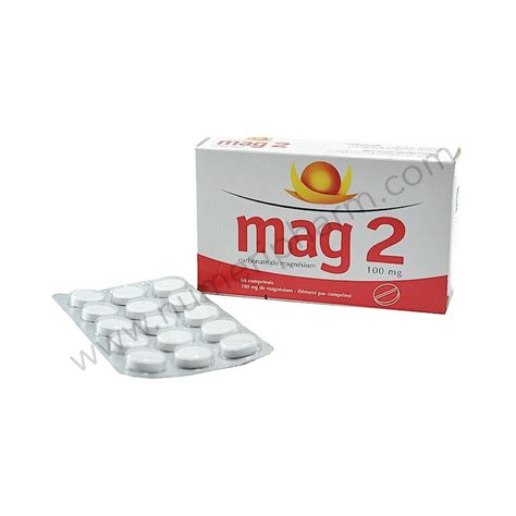Mag 2 Apport De Magnésium Conter Le Nervosité Spasmophilie Et Insomnies