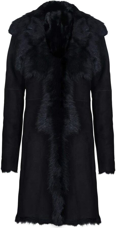 Infinity Leather Ladies Black Womens Real Toscana Sheepskin Leather