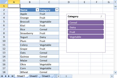 spreadjs table slicer