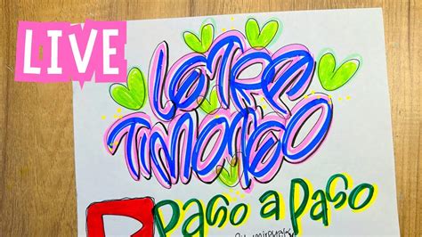 Que Marcadores Usar Para Letra Timoteo Paso A Paso Youtube