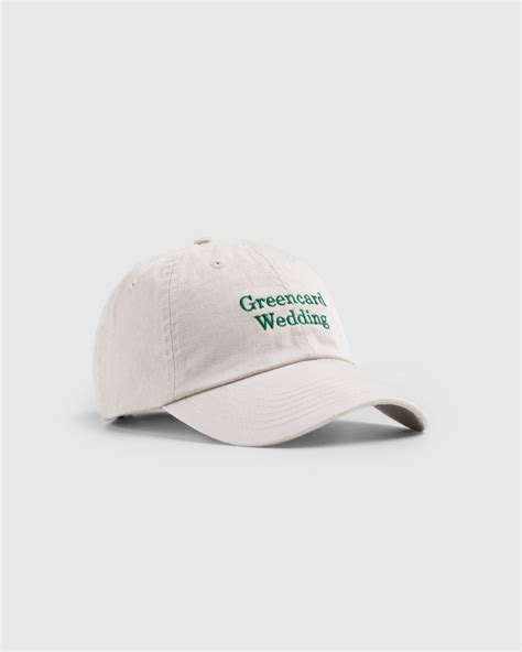 Ho Ho Coco Greencard Wedding Cap Beige Highsnobiety Shop