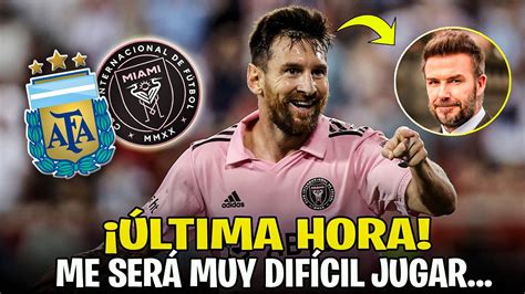 EXCLUSIVO Y URGENTE MESSI PARALIZA AL MUNDO DEL FÚTBOL JUGARÁ LA