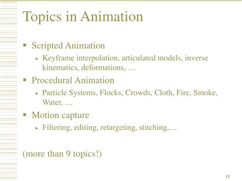 Ppt Computer Graphics Animation Techniques Powerpoint Presentation