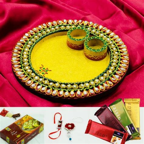 15 Best Ways To Decorate Thali For Rakhi At Rakshabandhan K4 Craft