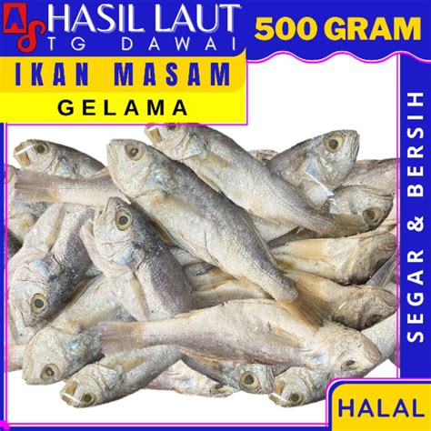 Ikan Gelama Masam Tanjung Dawai G Shopee Malaysia