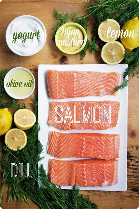 Baked Salmon With Lemon Mustard Dill Sauce Recipe