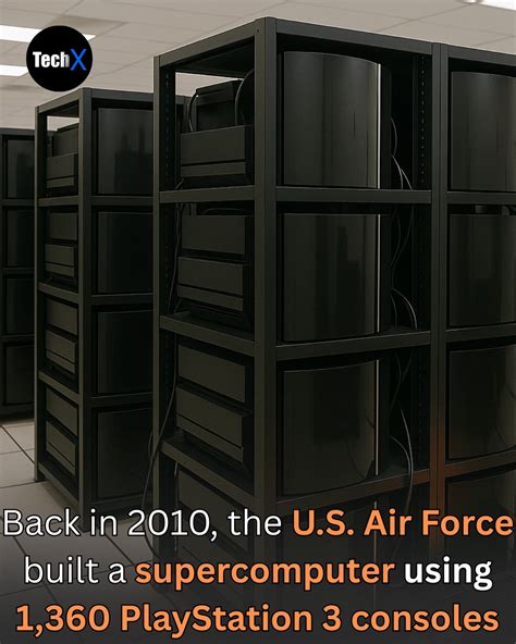 Tech 🎮💻 Ps3 From Gaming To Military Grade Supercomputing Back In 2010 The U S Air Force