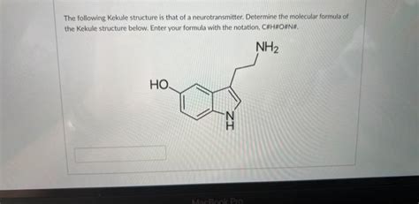 Solved The Following Kekule Structure Is That Of A