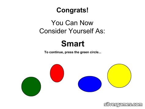 Idiot Test Play Online On Silvergames 🕹️