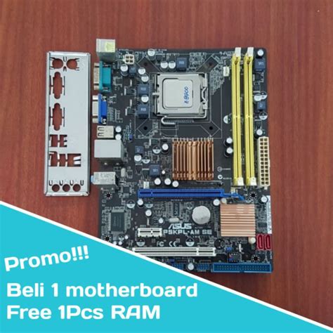 Jual Motherboard Lga 775 Free Processor And Ram Shopee Indonesia